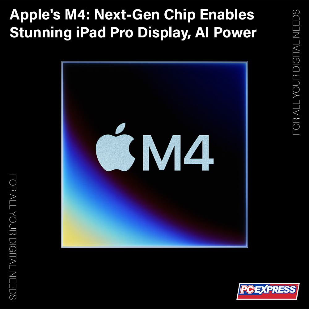 Apple's M4: Next-Gen Chip Enables Stunning iPad Pro Display, AI Power ...