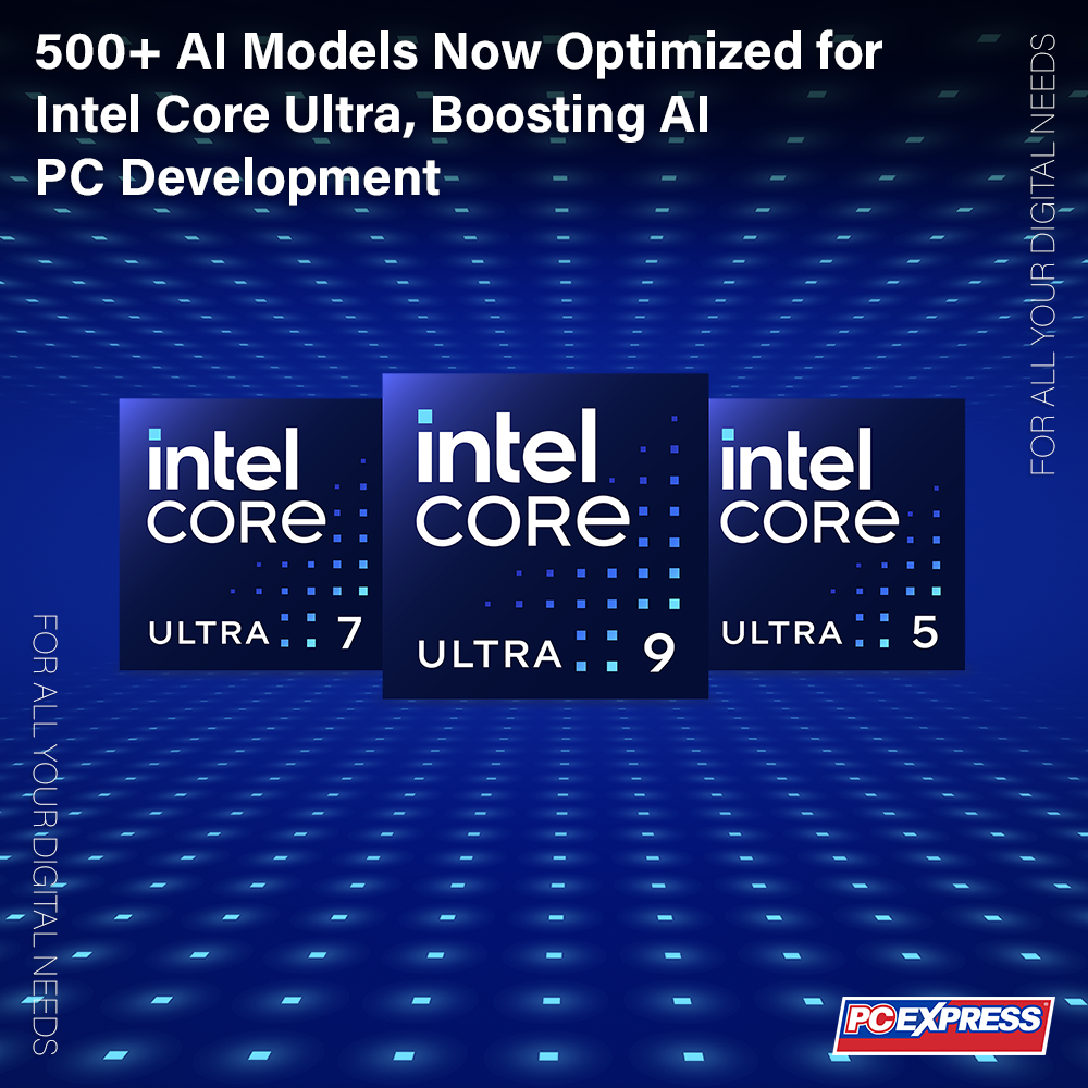 500+ AI Models Now Optimized for Intel Core Ultra, Boosting AI PC Deve ...