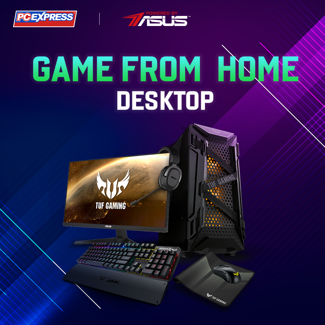 Game From Home Powered by ASUS – Tagged "Gaming Desktop Package" – PC ...