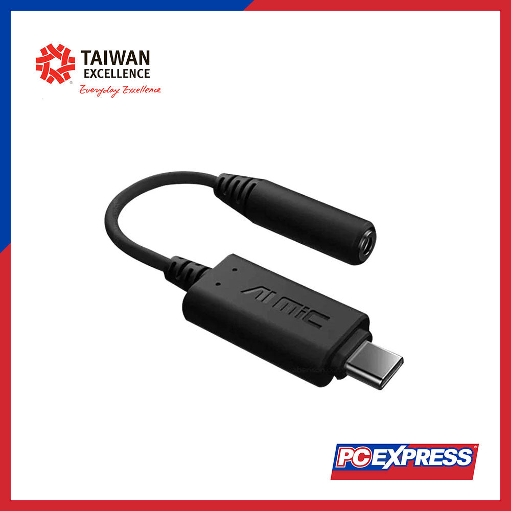 ASUS AI NOISE CANCELLING (TYPE C TO 3.5MM) Mic Adapter – PC Express