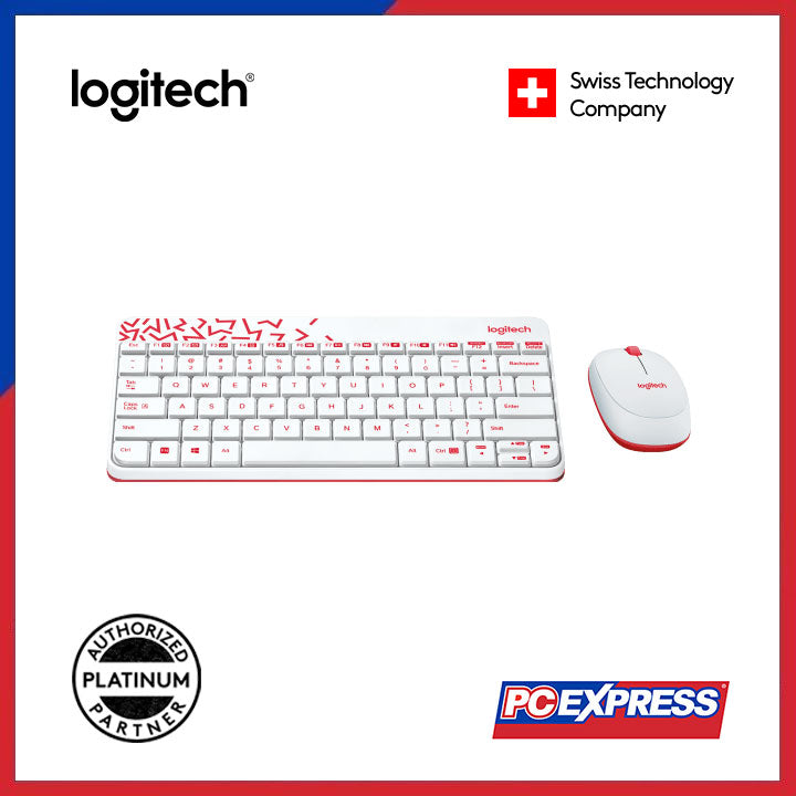 LOGITECH MK240 Wireless Keyboard and Mouse Combo (White) – PC Express