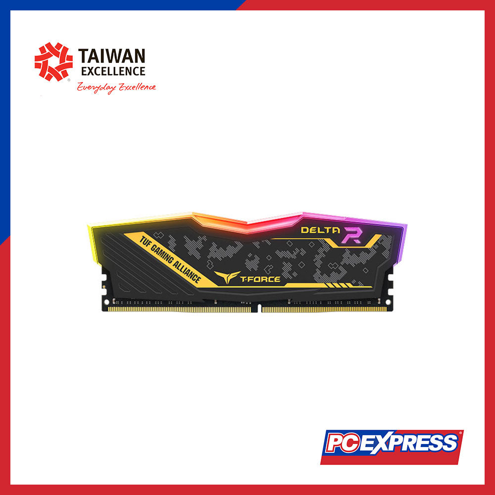 TEAMGROUP 16GB DDR4 3200MHZ TFORCE DELTA TUF RGB RAM – PC Express