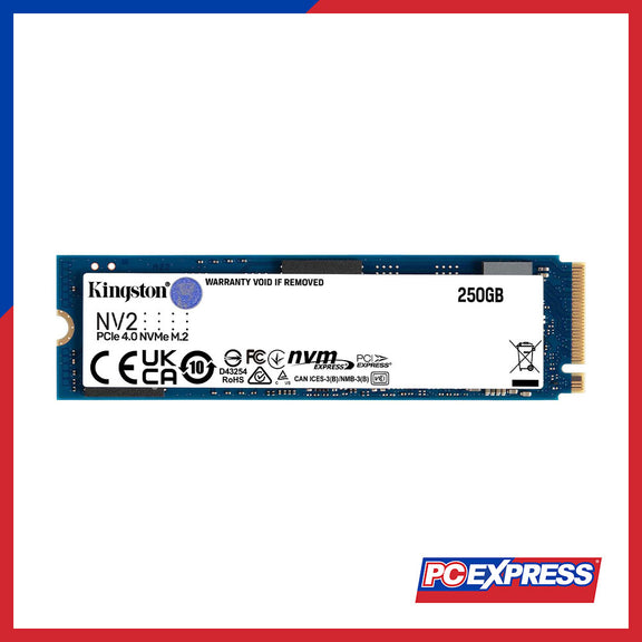 KINGSTON 250GB NV2 PCIE NVME M.2 (SNV2S/250G) Solid State Drive – PC ...