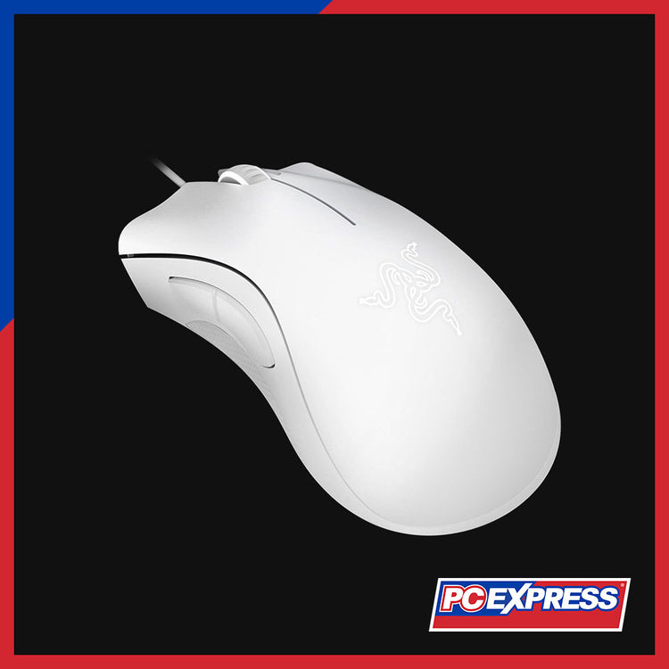 RAZER DeathAdder Essential Gaming Mouse (White) – PC Express