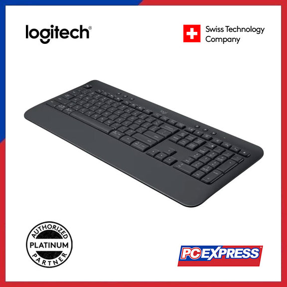 LOGITECH K650 SIGNATURE Multi-Device Wireless Keyboard (Graphite) – PC ...