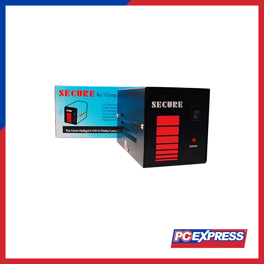 SECURE 3S 500W AVR - Black – PC Express