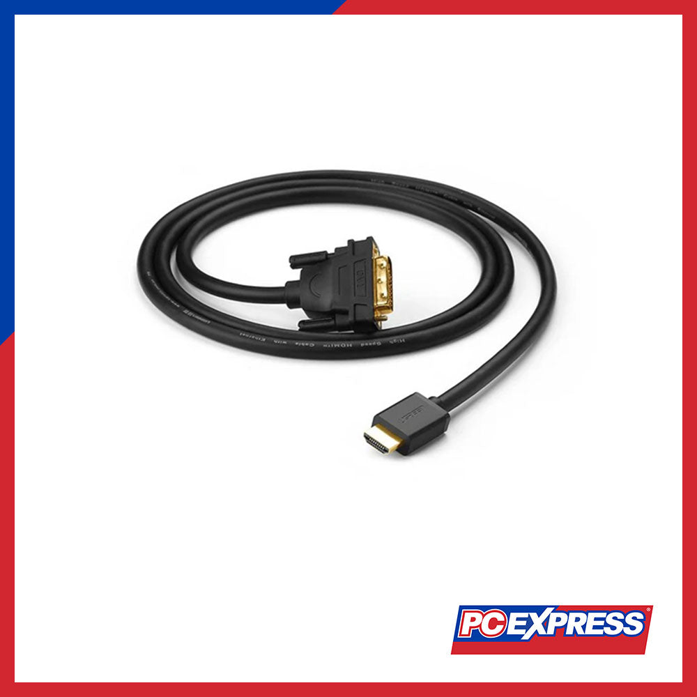 UGREEN (HD106/30116) HDMI to DVI Cable 1m (Black) – PC Express