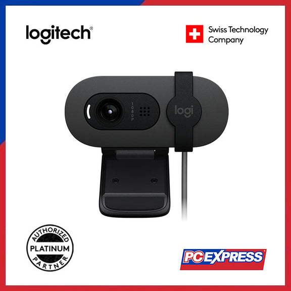 LOGITECH Brio 100 Full-HD Webcam (Graphite) – PC Express
