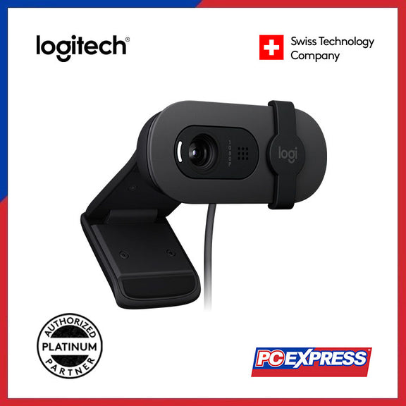 LOGITECH Brio 100 Full-HD Webcam (Graphite) – PC Express