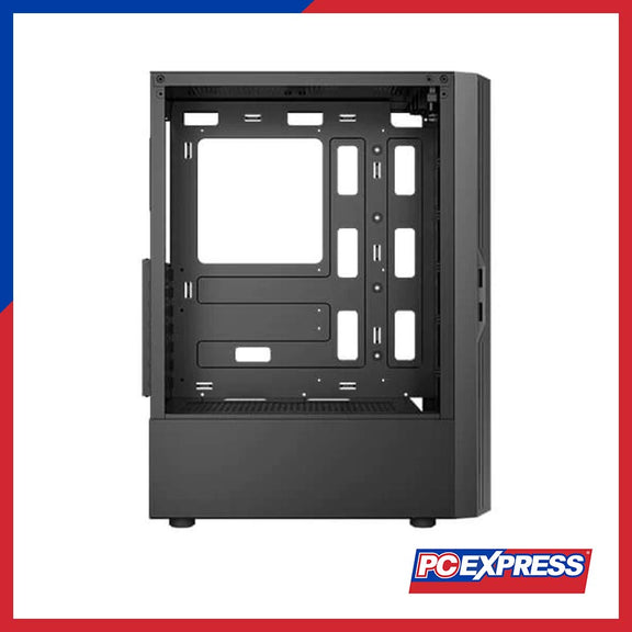 ANTEC AX20 Elite Black RGB Tempered Glass Mid Tower Gaming Chassis (Wi ...