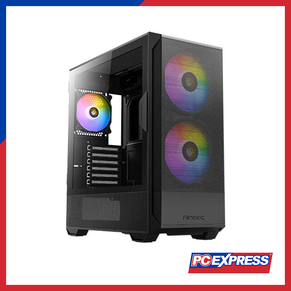 ANTEC NX416L Mesh Tempered Glass RGB Mid Tower Gaming Chassis (Black ...