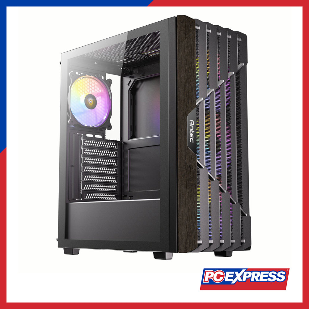 ANTEC AX63 WOOD ARGB Tempered Glass (W Free Mousepad) - Black – PC Express