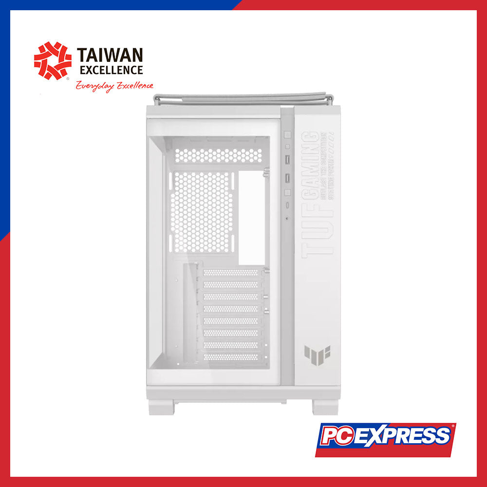 ASUS TUF Gaming GT502 Horizon Mid Tower PC Case - White – PC Express
