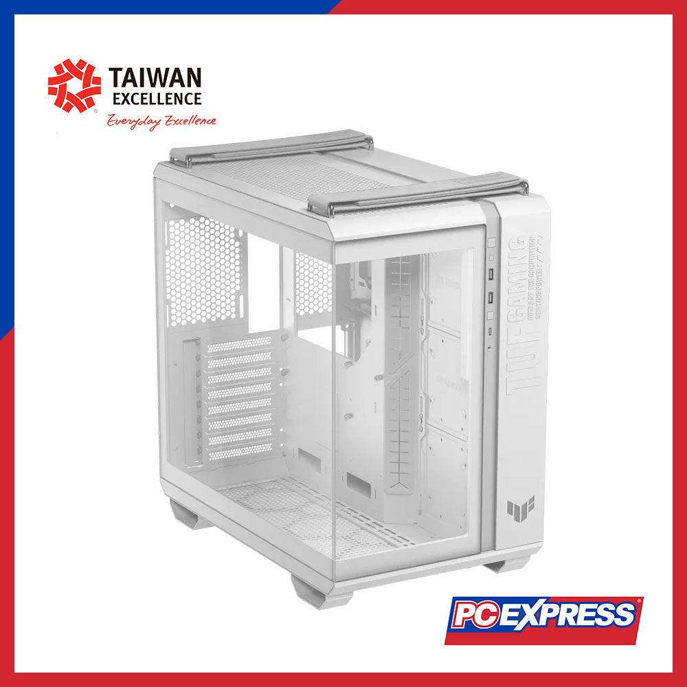ASUS TUF Gaming GT502 Horizon Mid Tower PC Case - White – PC Express