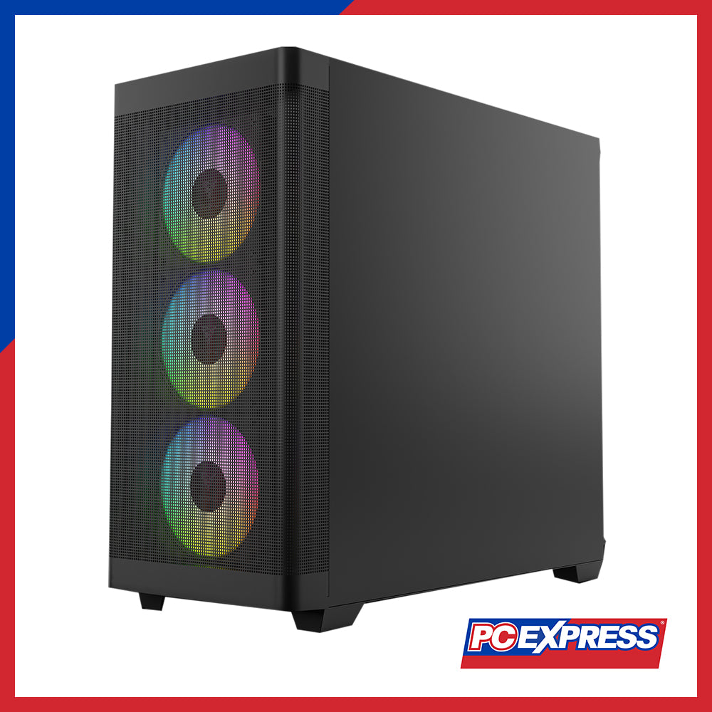 GAMDIAS Athena M3 with Fans MID Tower Case - Mesh Black – PC Express