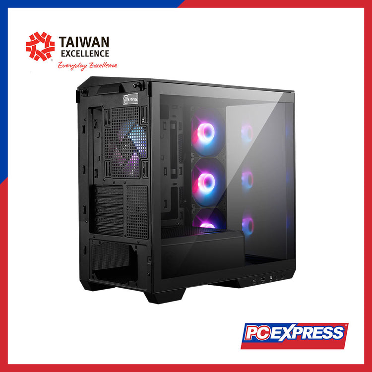 MSI MAG PANO M100R PZ Tempered Glass ARGB Gaming Case - Black – PC Express