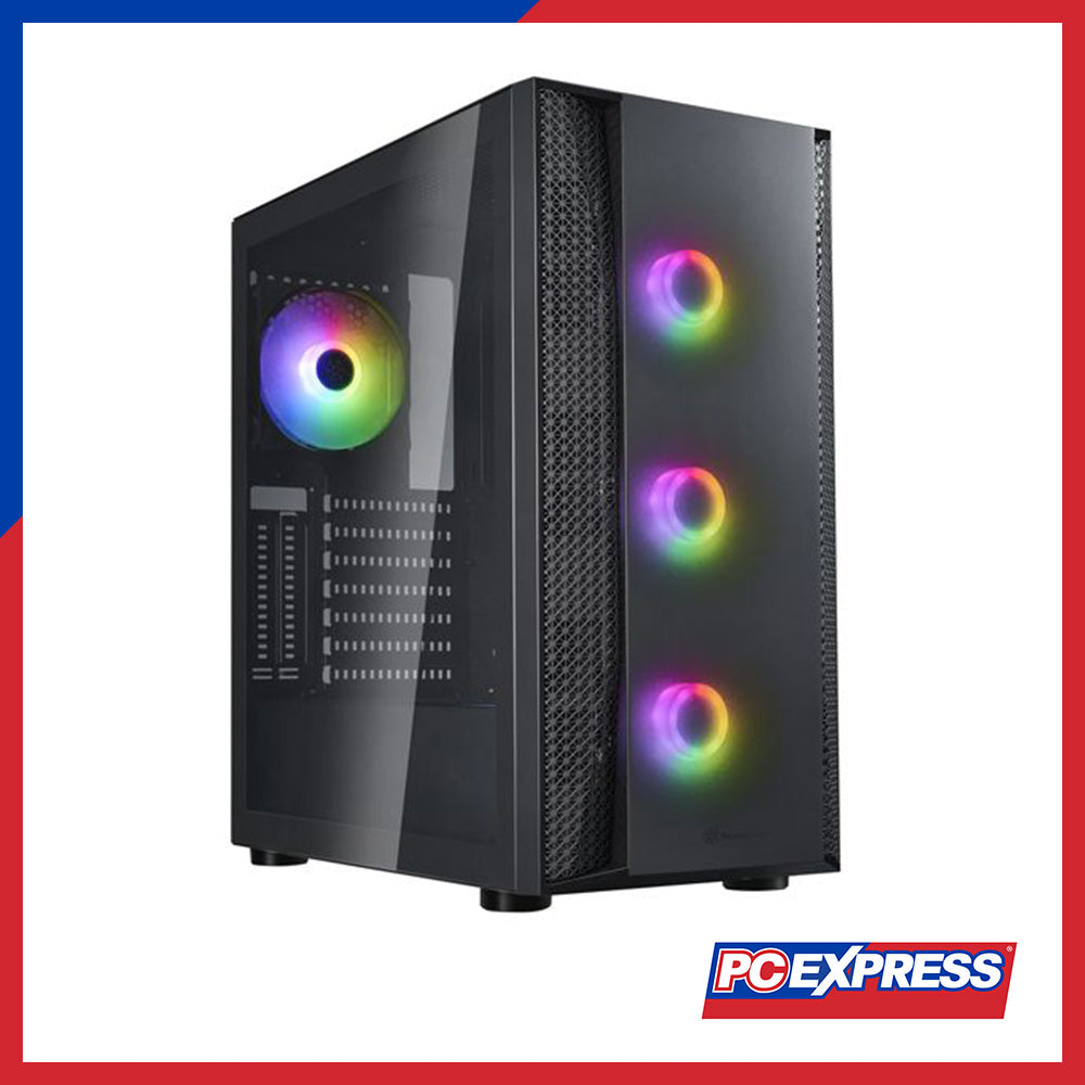 SILVERSTONE Fara B1 Pro V2 Tempered Glass ARGB PC Case - Black – PC Express