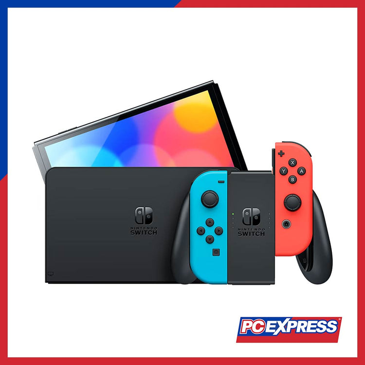 Nintendo Switch OLED Gaming Console (Neon Blue/Neon Red) – PC Express