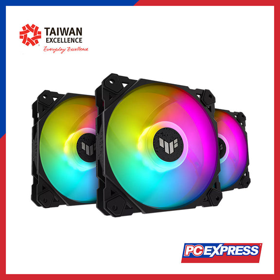 ASUS TUF Gaming TF120 ARGB Fan - Triple Fan Kit with ARGB Controller ...