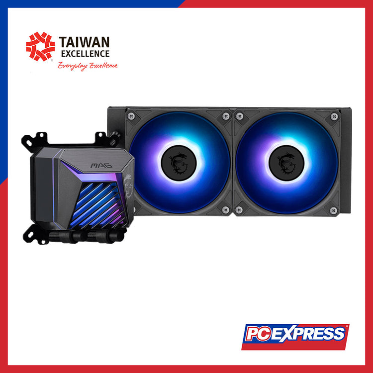 MSI MAG CORE LIQUID A15 240 All-in-One CPU Cooler Fan - Black – PC Express