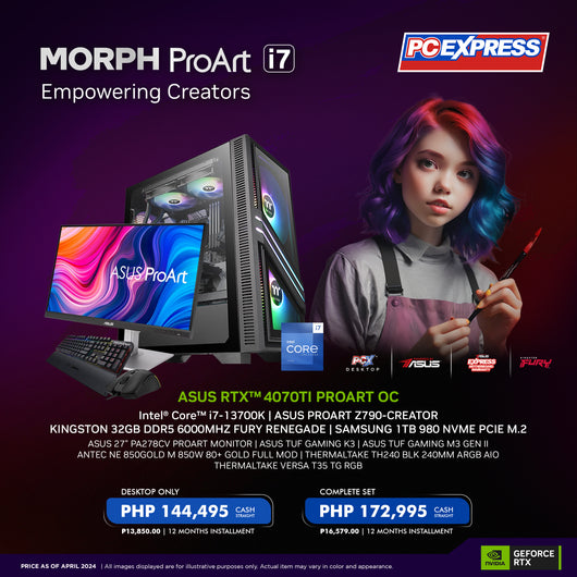 Powered By ASUS ProArt – PC Express