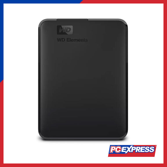 WESTERN DIGITAL Elements Portable 1TB USB 3.0 Black External Hard Driv ...