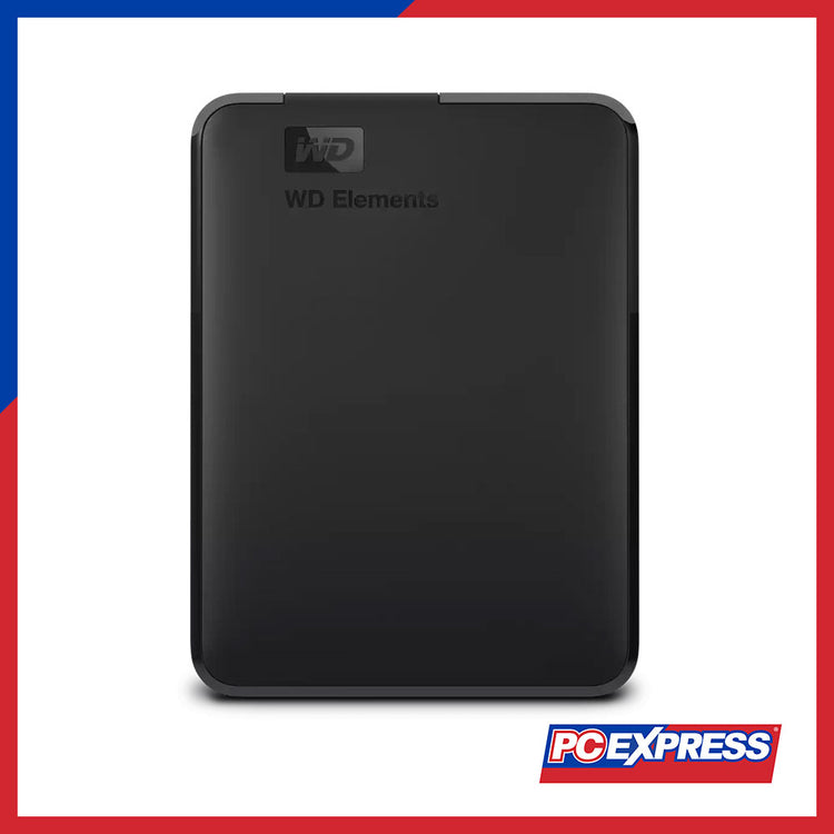 WESTERN DIGITAL Elements Portable 1TB USB 3.0 Black External Hard Driv ...