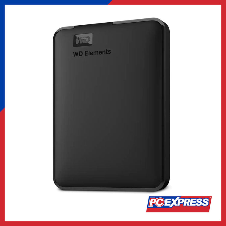 WESTERN DIGITAL Elements Portable 1TB USB 3.0 Black External Hard Driv ...
