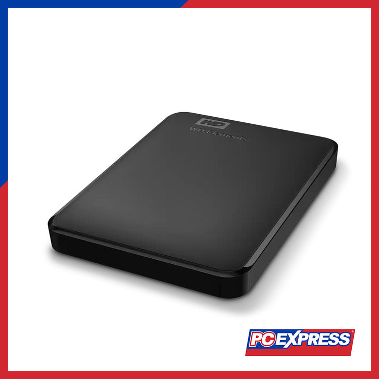 WESTERN DIGITAL Elements Portable 1TB USB 3.0 Black External Hard Driv ...