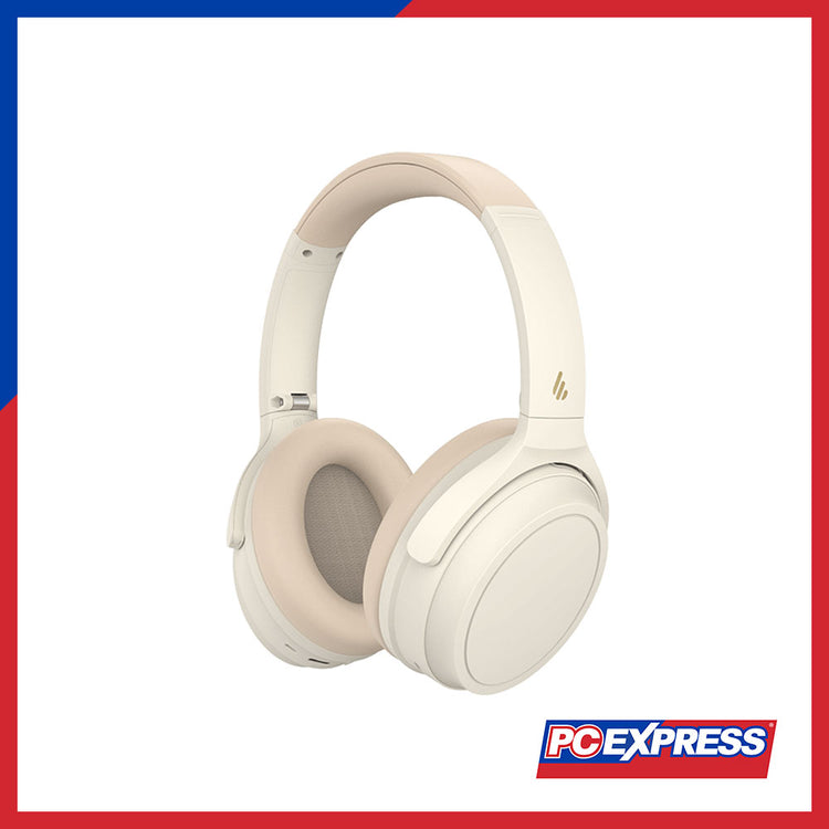 EDIFIER WH700NB Wireless Noise Cancellation Over-Ear Headphones (Ivory ...
