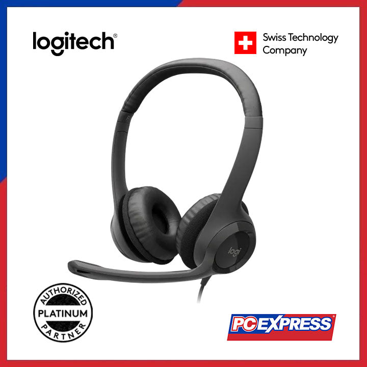 LOGITECH H390 USB W/ Mic Headset – PC Express