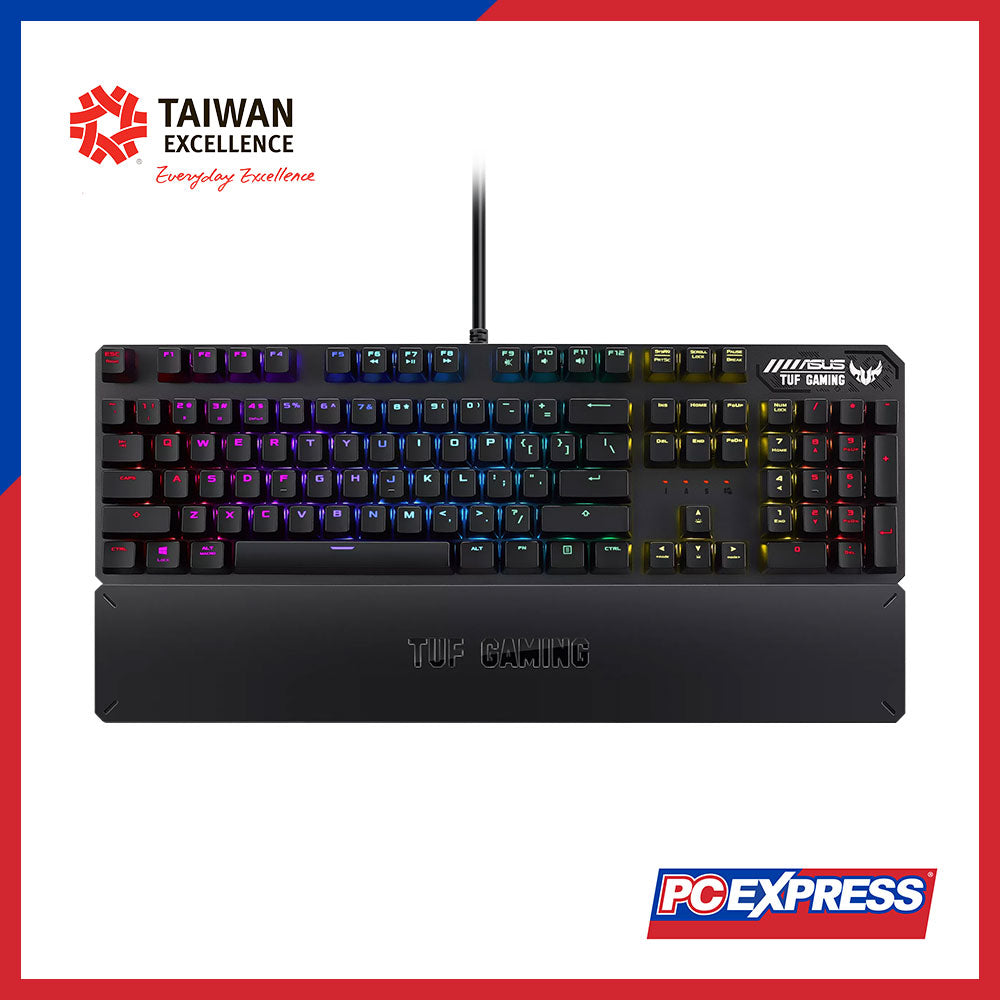 ASUS TUF Gaming K3 (Blue Switch) RGB Mechanical Gaming Keyboard (Gun M ...