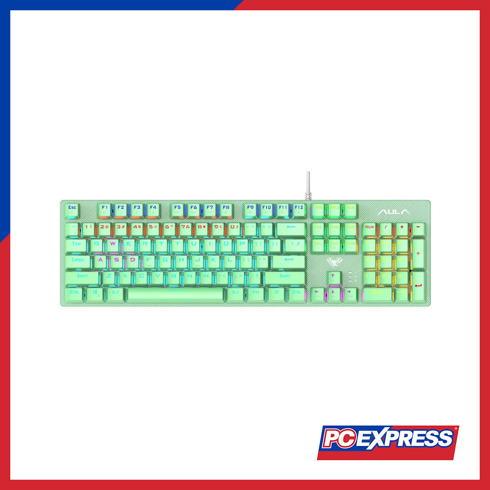AULA S2022 Mechanical Gaming Keyboard - Green – PC Express