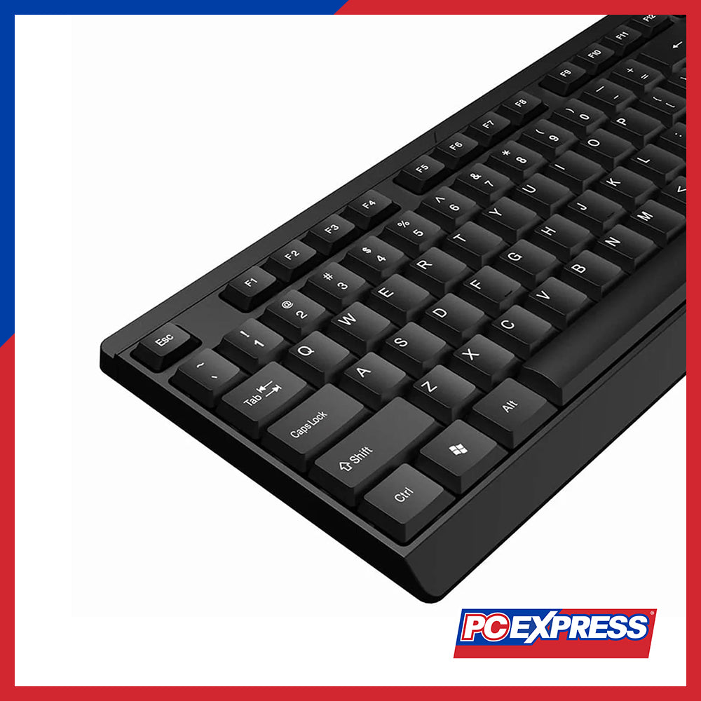 AULA AK205 USB Full-Sized Wired Keyboard - Black – PC Express