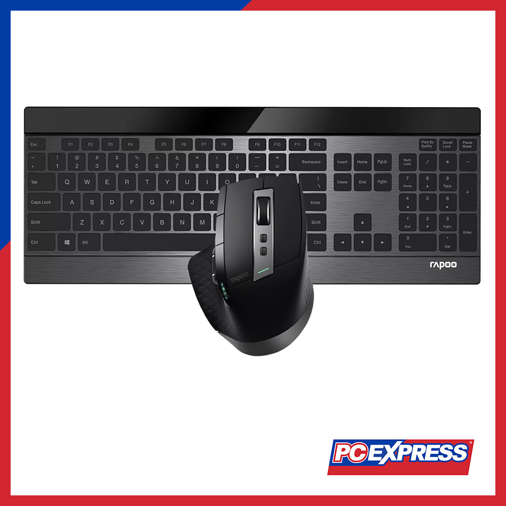 RAPOO 9900M Multi-Mode Wireless Ultra-Slim (Keyboard + Mouse) Combo - – PC Express
