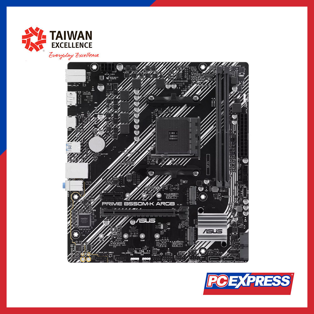 ASUS PRIME B550M-K ARGB Micro-ATX Motherboard – PC Express