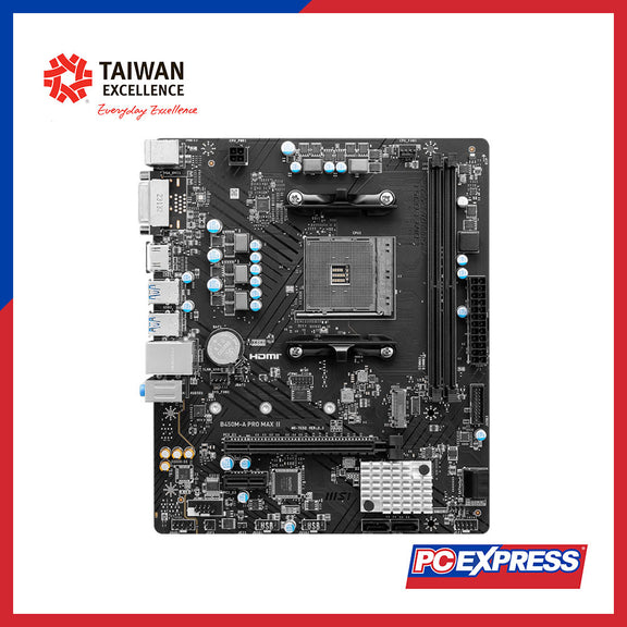 MSI B450M-A PRO MAX II AMD AM4 mATX Motherboard – PC Express