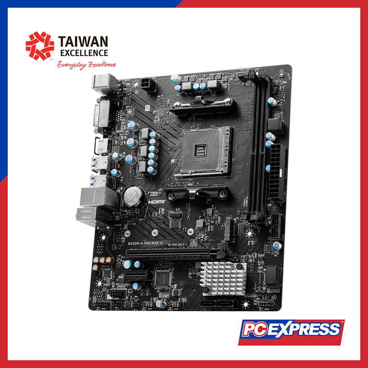 MSI B450M-A PRO MAX II AMD AM4 mATX Motherboard – PC Express