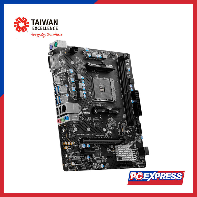 MSI B450M-A PRO MAX II AMD AM4 mATX Motherboard – PC Express