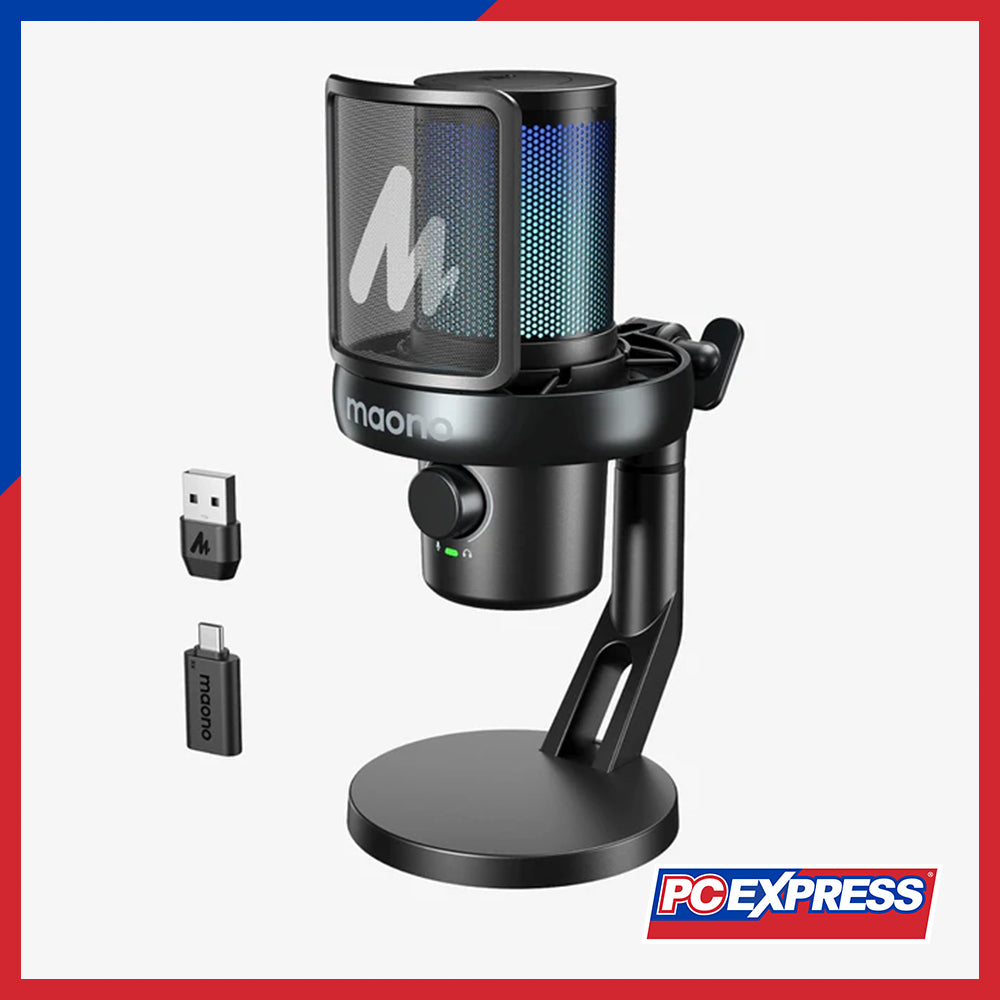 MAONO DM40 USB/Wireless Gaming Desktop Microphone - Black – PC Express