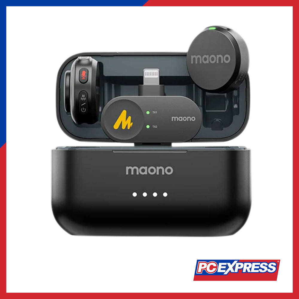MAONO WM650 B2 Wireless Microphone - For Lightning (Black) – PC Express