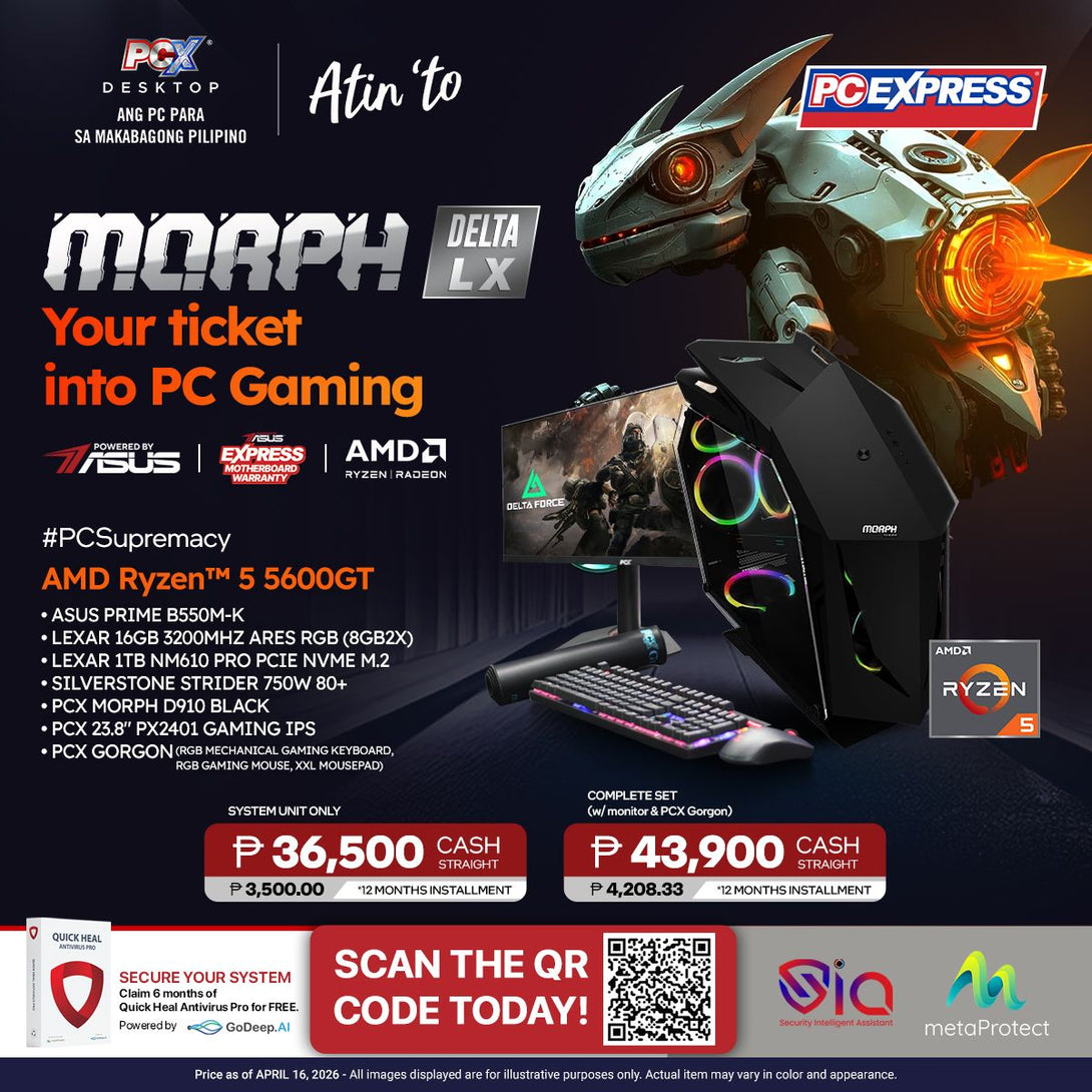 PCX GFH MORPH (DELTA LX) AMD Ryzen™ 5 Desktop - Powered By ASUS – PC ...