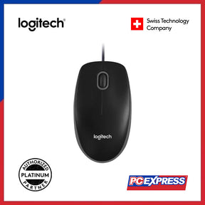 LOGITECH B100 OPTICAL USB Mouse (Black) – PC Express