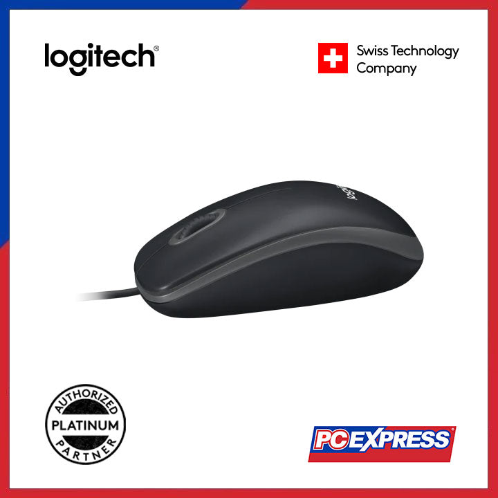 LOGITECH B100 OPTICAL USB Mouse (Black) – PC Express