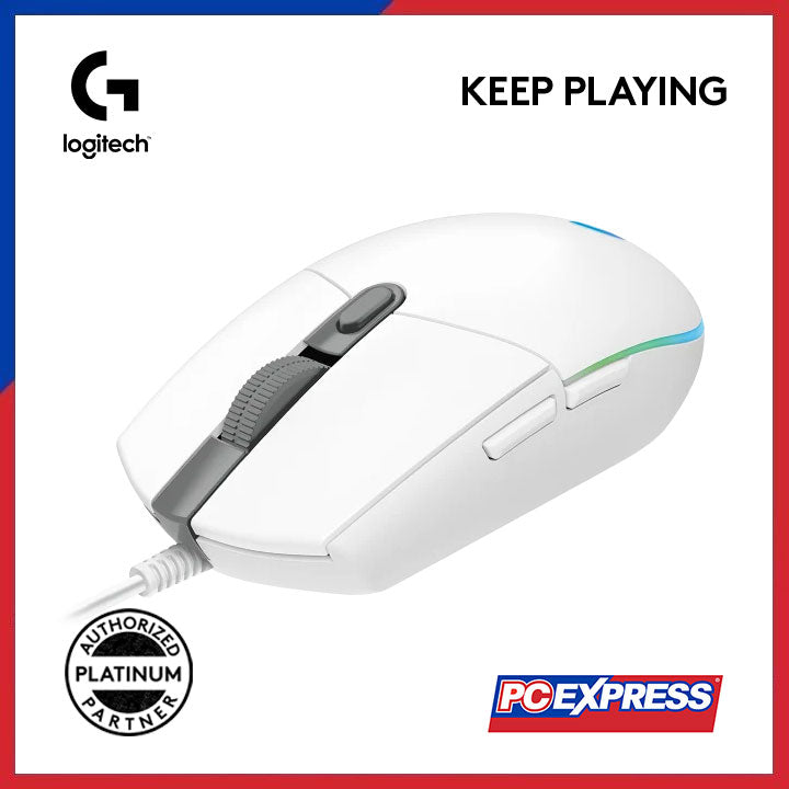 LOGITECH G102 LIGHTSYNC RGB GAMING MOUSE (WHITE) – PC Express