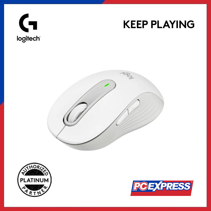 LOGITECH M650 Signature Wireless Mouse (White) – PC Express