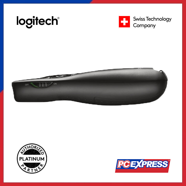 LOGITECH R400 Wireless Presenter Soft Range Mouse (910-001361) - Black ...