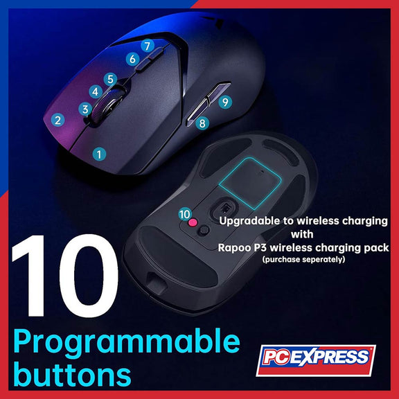 RAPOO VT9 PRO Wireless Gaming Mouse (Black) – PC Express