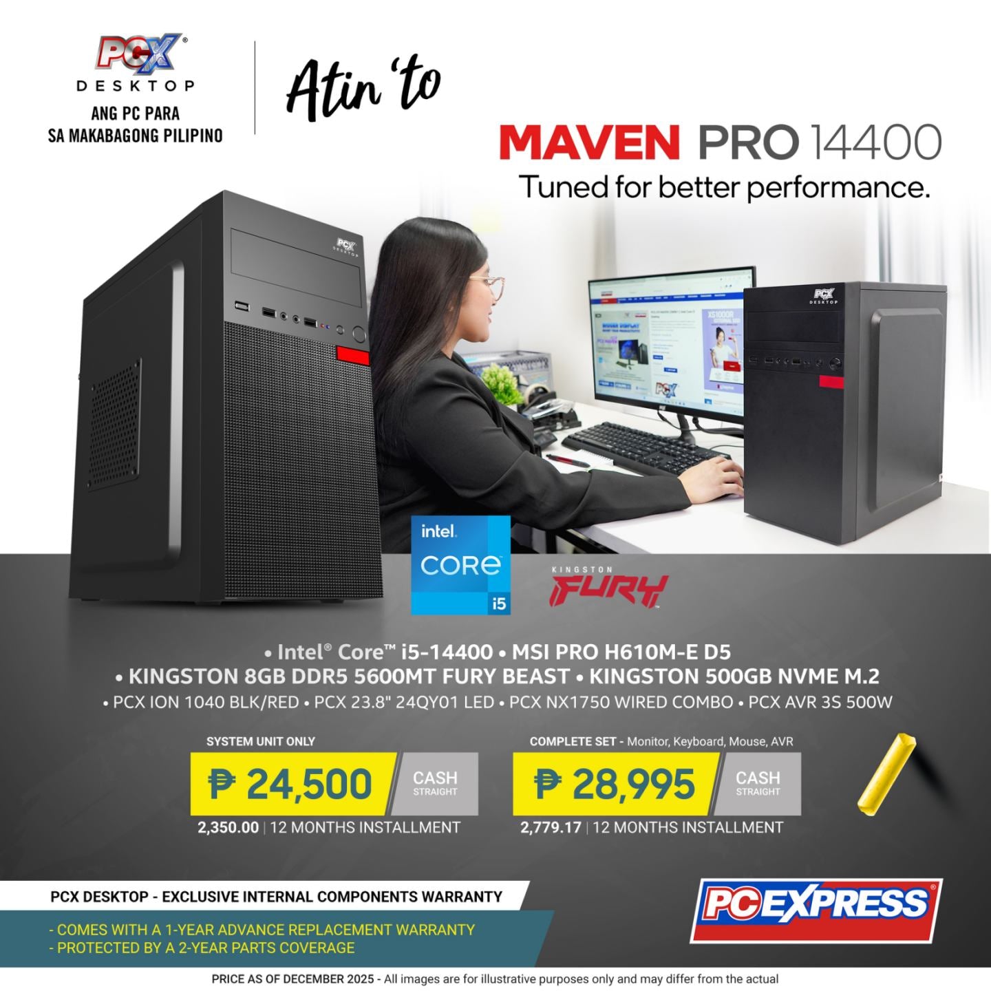PCX LFH MAVEN PRO (14400) Intel® Core™ i5 Desktop – PC Express