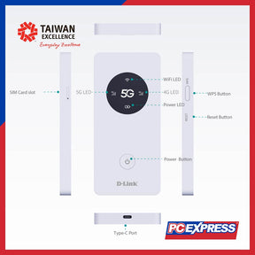 D-Link DWR-U2000 5G NR MiFi Mobile Hotspot – PC Express